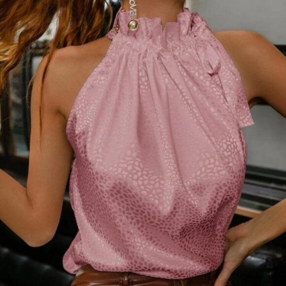 Tops | Elegant Satin Blouse | Poshmark